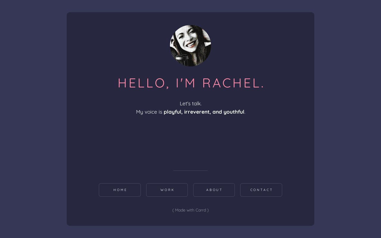 Rachel Crosby - Voice Artist